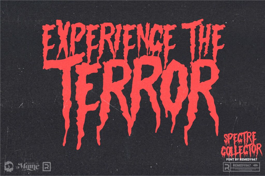 Spectre Collector - Horror Font – MasterBundles