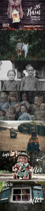 Rain Overlay Effects – MasterBundles