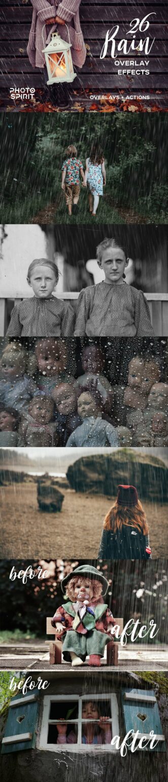 Rain Overlay Effects – MasterBundles