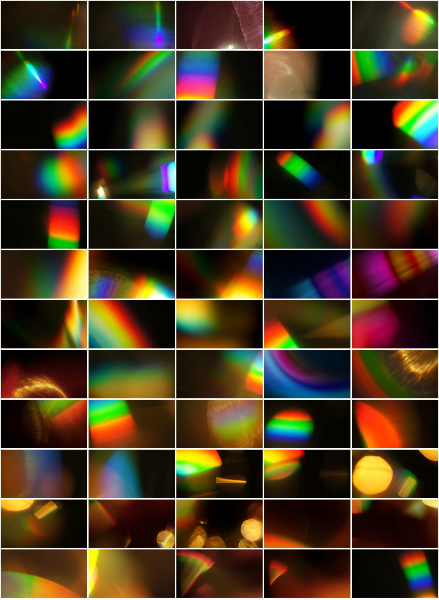 Rainbow Light Leaks Overlays – MasterBundles