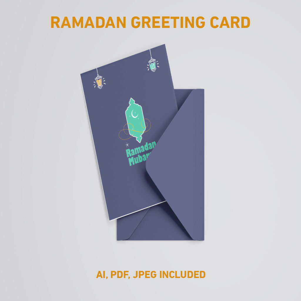 Ramadan Minimal Greeting Card – MasterBundles