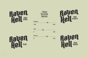 Raven Hell - Variable Gothic Font – MasterBundles