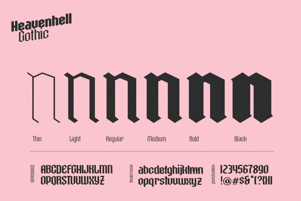 Raven Hell - Variable Gothic Font – MasterBundles