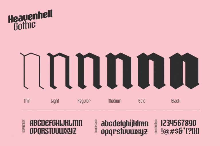 Raven Hell - Variable Gothic Font – MasterBundles