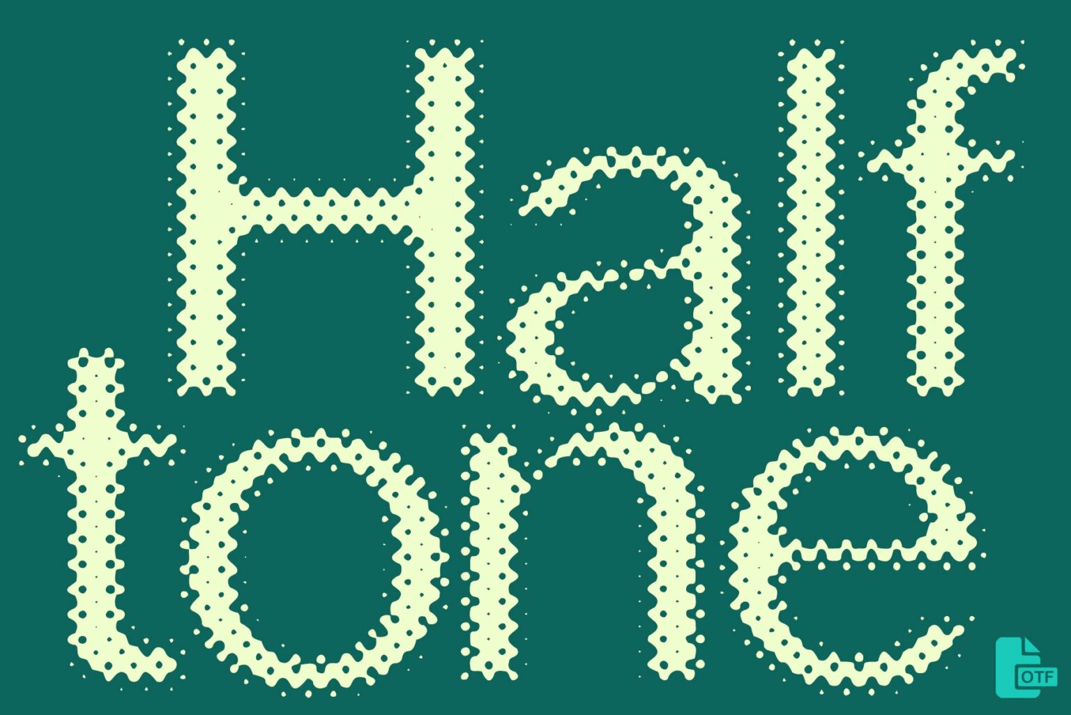 MS Halftone Font – MasterBundles
