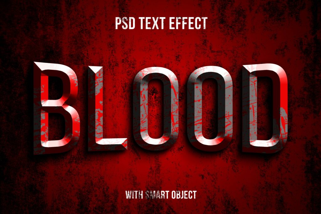 Blood Texture Text Tffect – MasterBundles