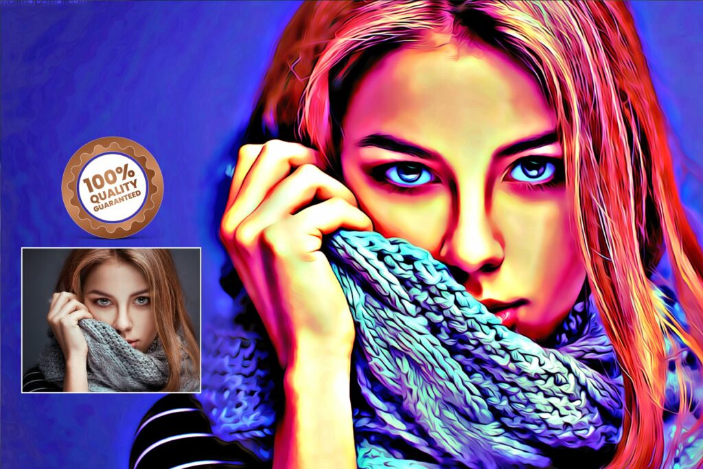 Realistic Oil Painting Art – MasterBundles