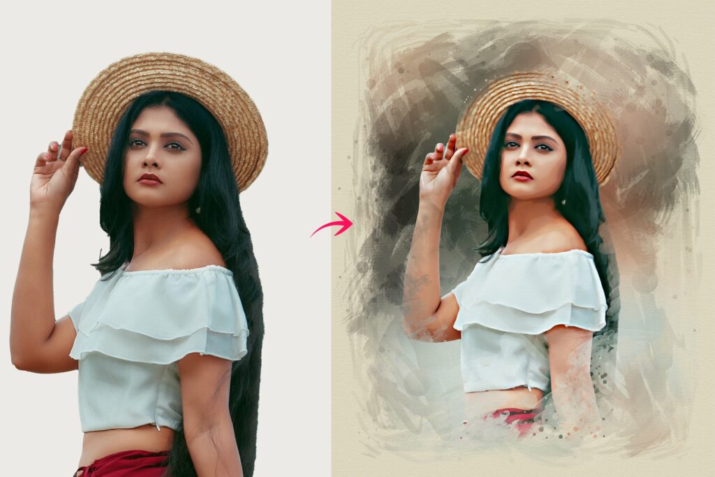 Realistic Painting Photo Effect – MasterBundles