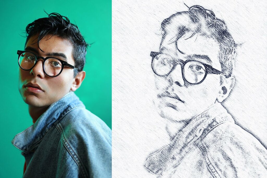 Realistic Pencil Drawing Effect – MasterBundles