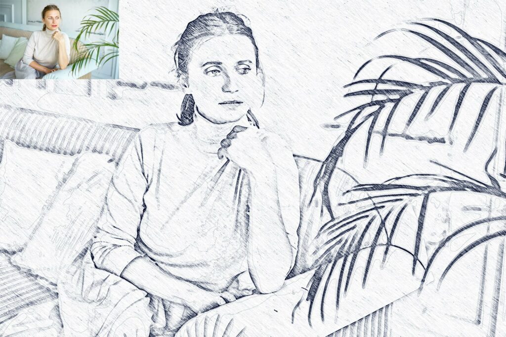 Realistic Pencil Drawing Effect – MasterBundles