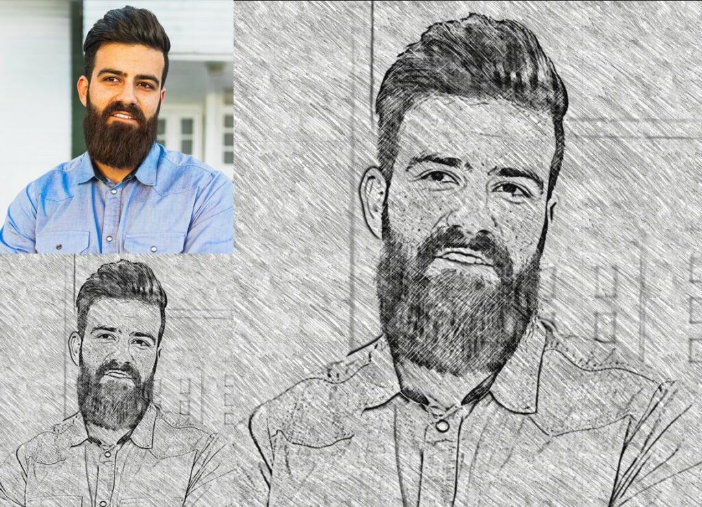 Realistic Pencil Sketch Action – MasterBundles