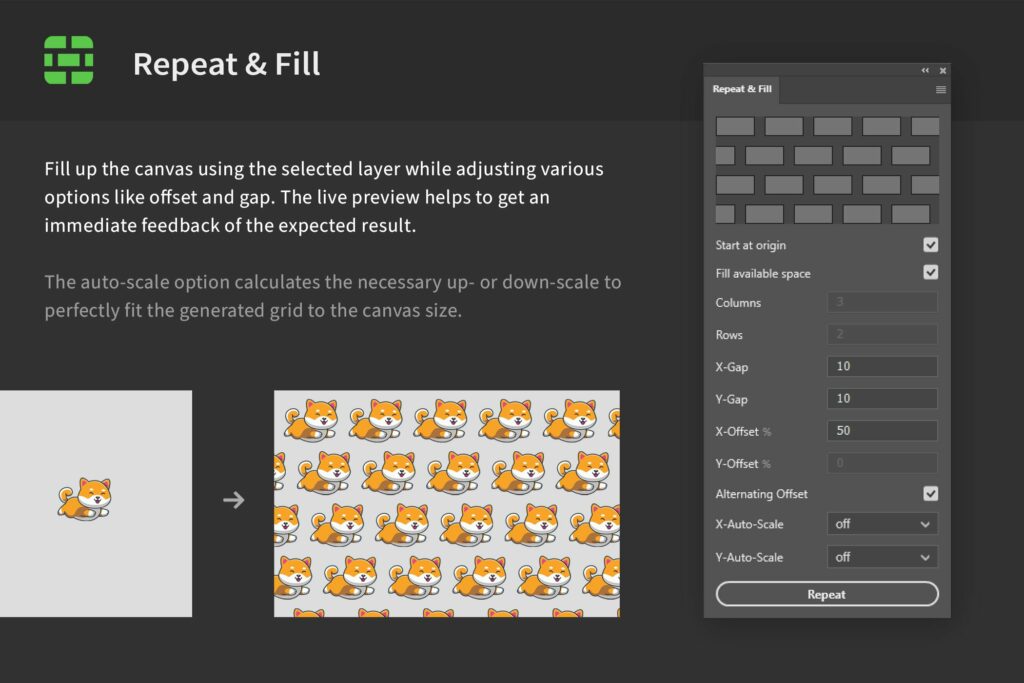 Repeat & Fill - Pattern Grid Creator – MasterBundles