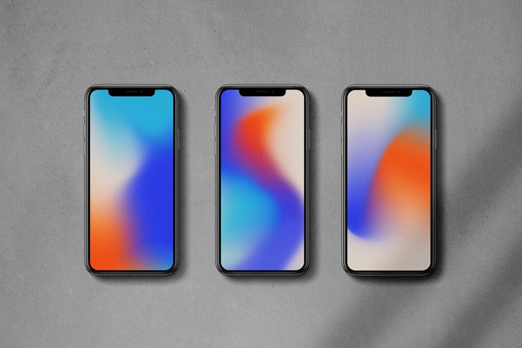 70s Retro Gradient Backgrounds Set – MasterBundles