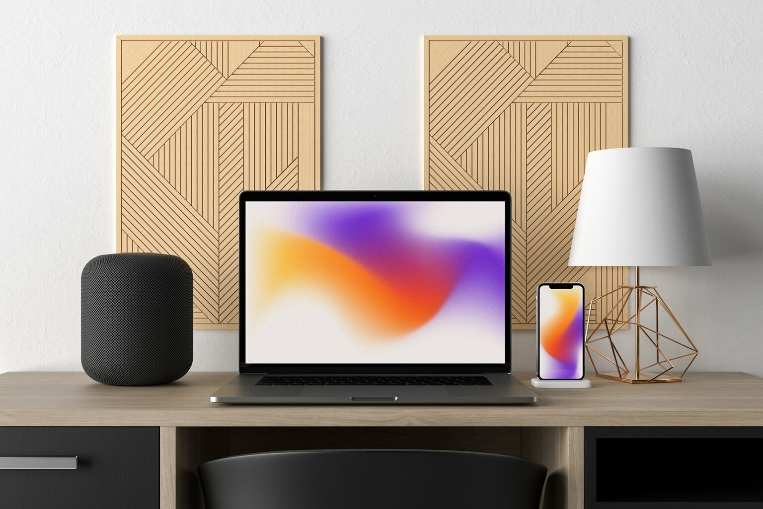 70s Retro Gradient Backgrounds Set – MasterBundles