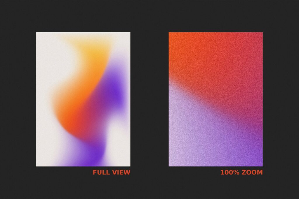 70s Retro Gradient Backgrounds Set – MasterBundles