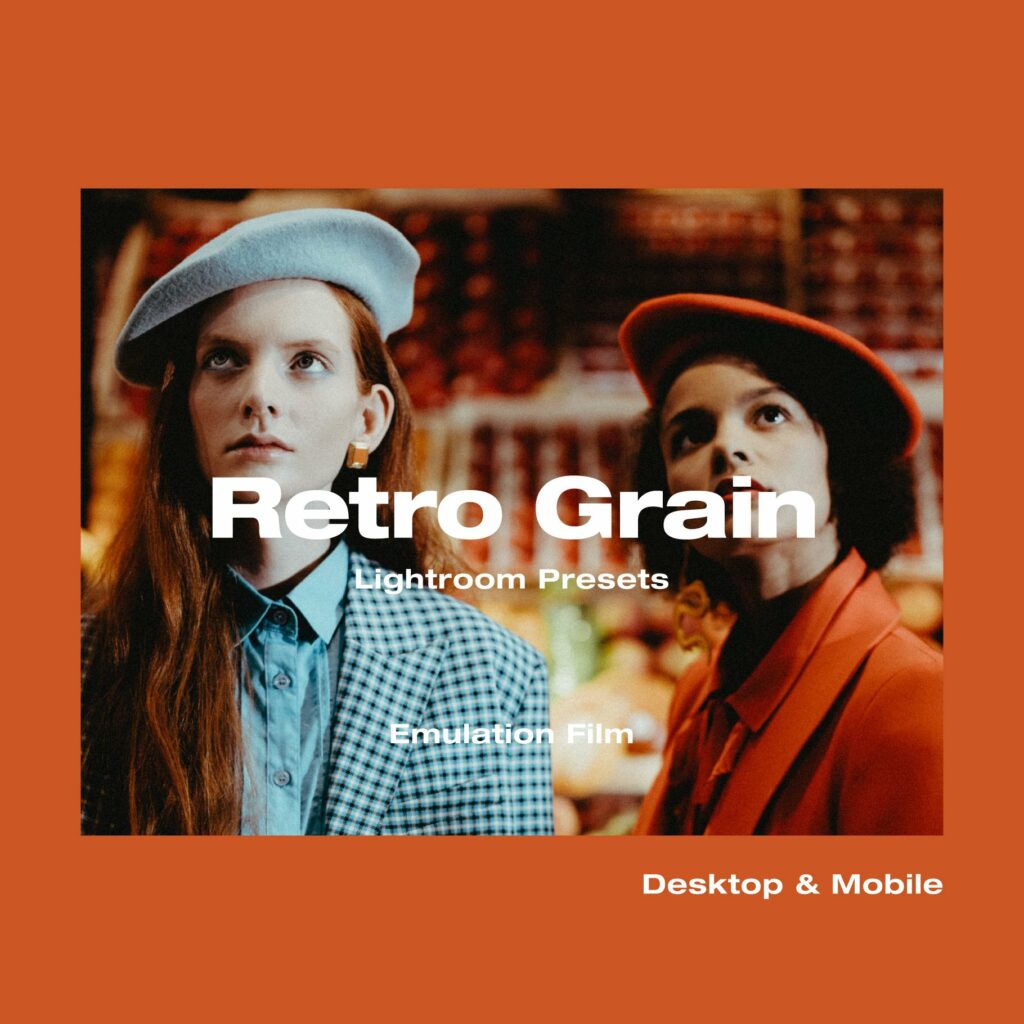 Retro Grain Film Lightroom Presets – MasterBundles