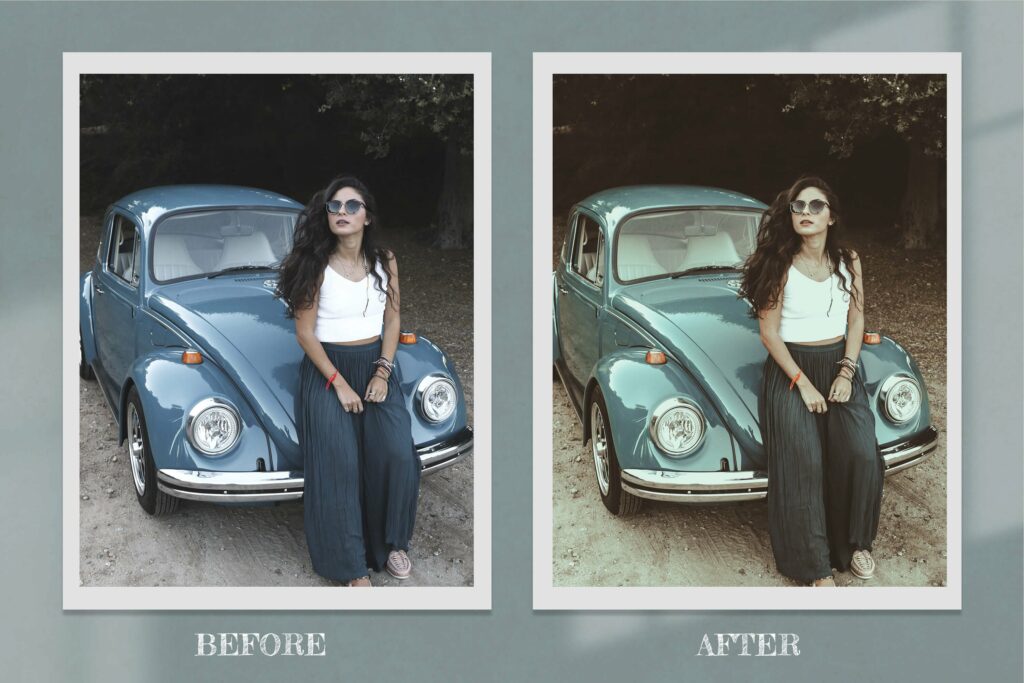 Retro Lightroom Photoshop Preset LUT – MasterBundles
