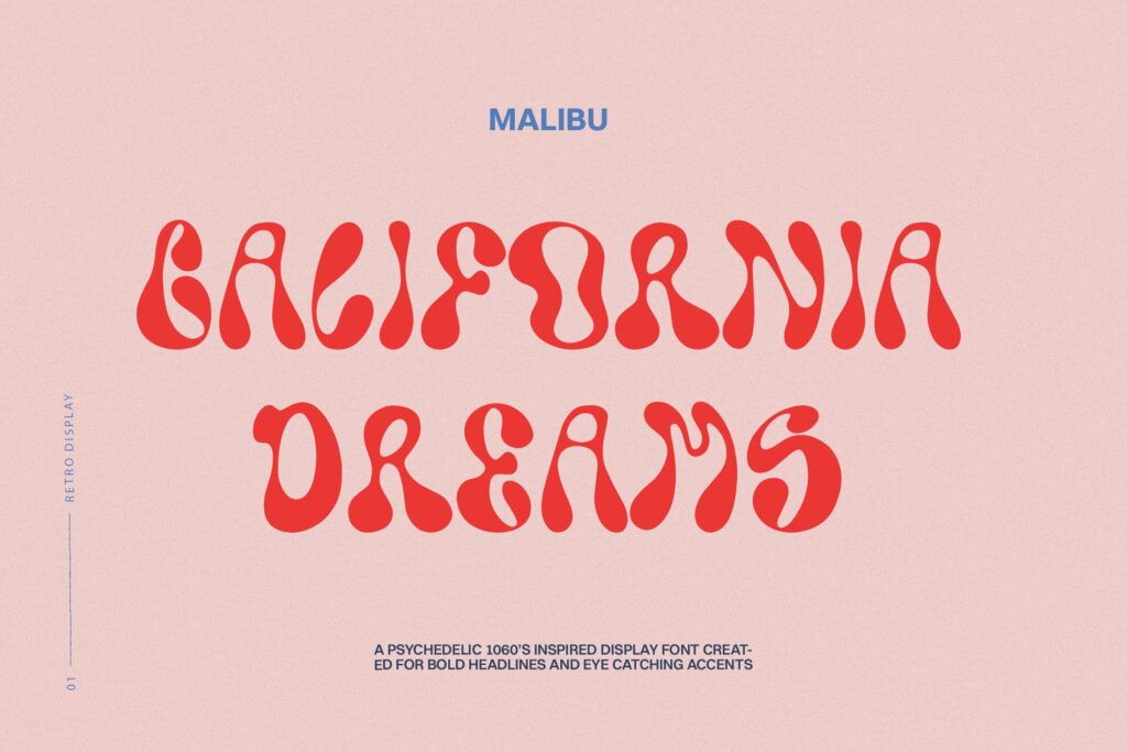Retro Display Font + Retro Graphics – MasterBundles