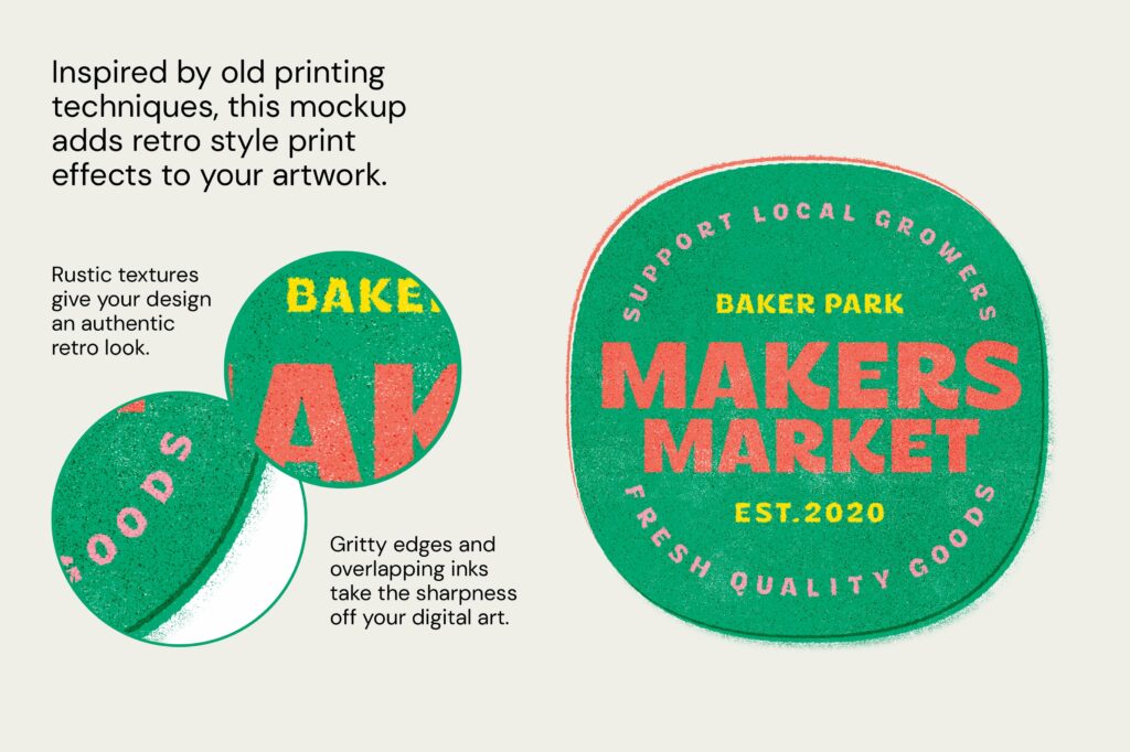 Vintage Stamp and Retro Print Combo – MasterBundles