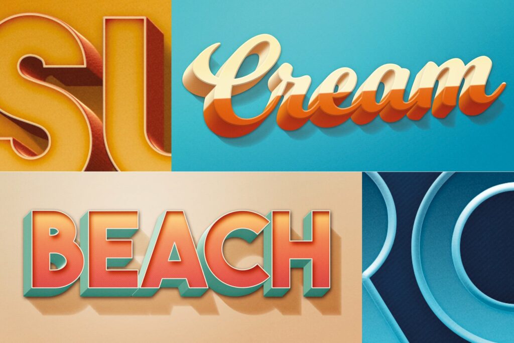 Retro Text-Effects | Pack 03 – MasterBundles
