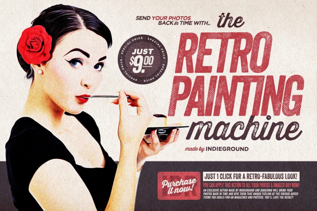 The Retro-Painting Machine – MasterBundles
