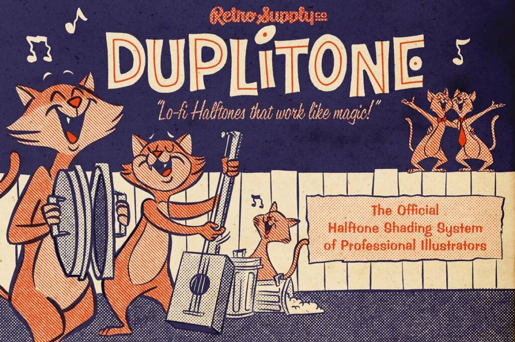 DupliTone Halftone Brushes Photoshop – MasterBundles