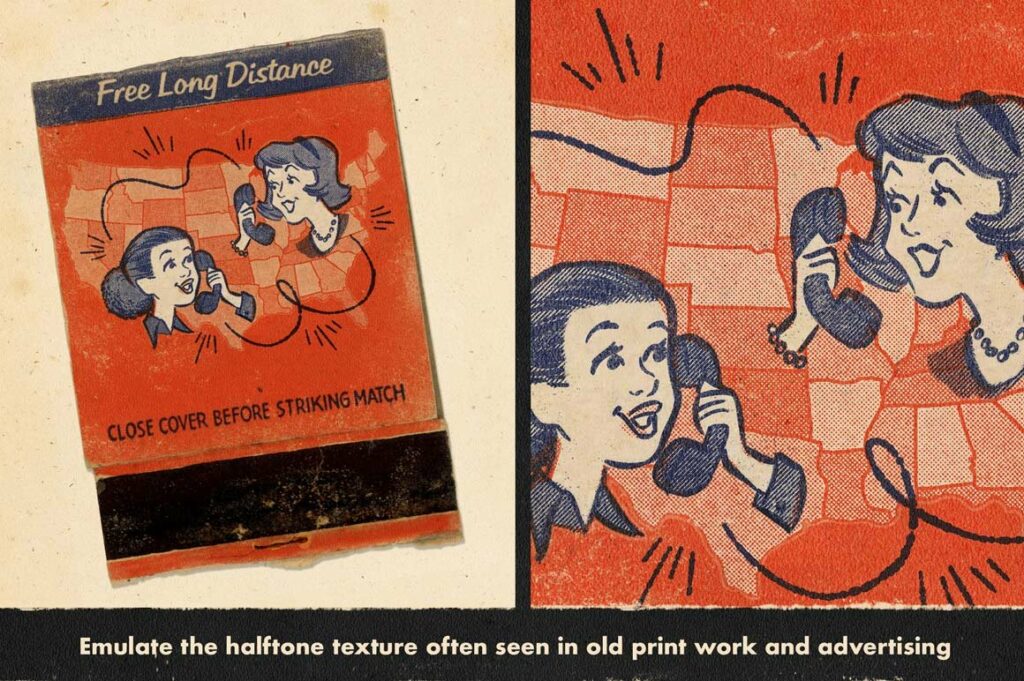 DupliTone Halftone Brushes Photoshop – MasterBundles