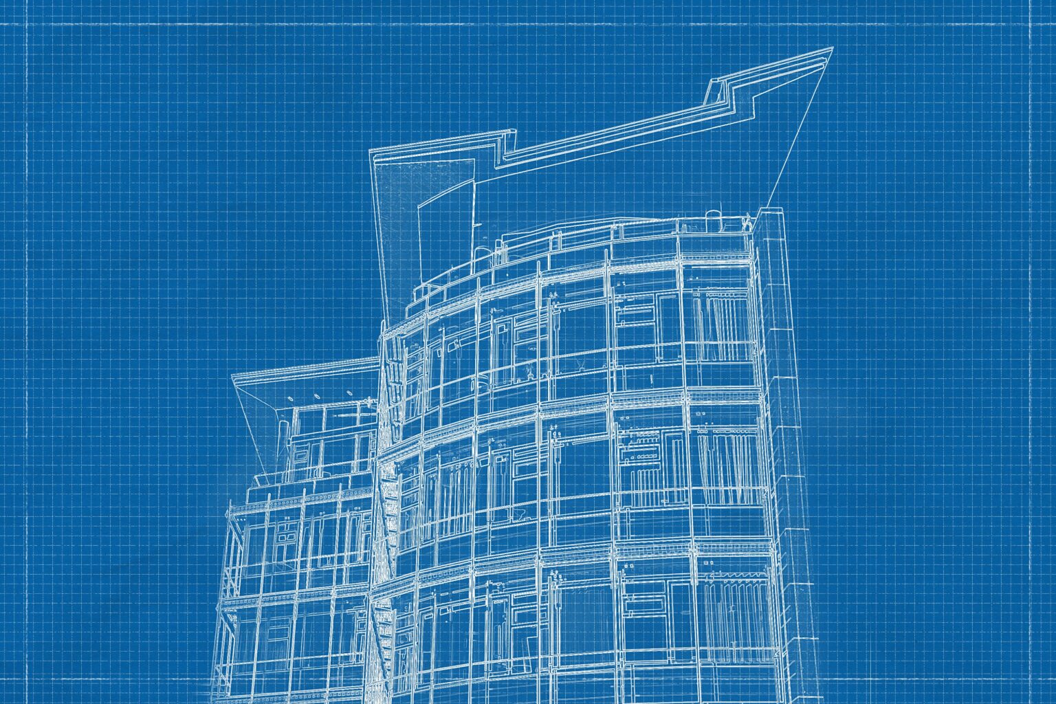 Architecture Blueprint Photo Effect – MasterBundles