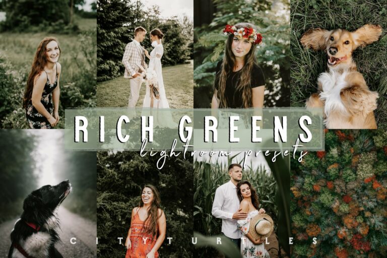 Moody Rich Greens Outdoor Presets – MasterBundles