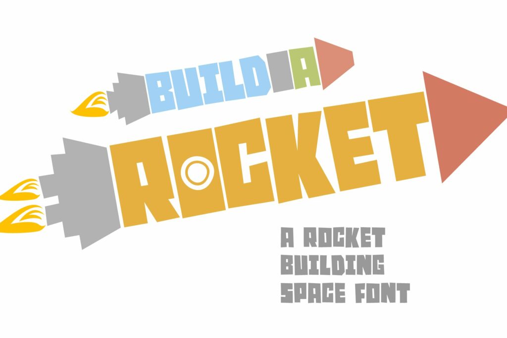 RICKY ROCKET FONT | a fun space font – MasterBundles