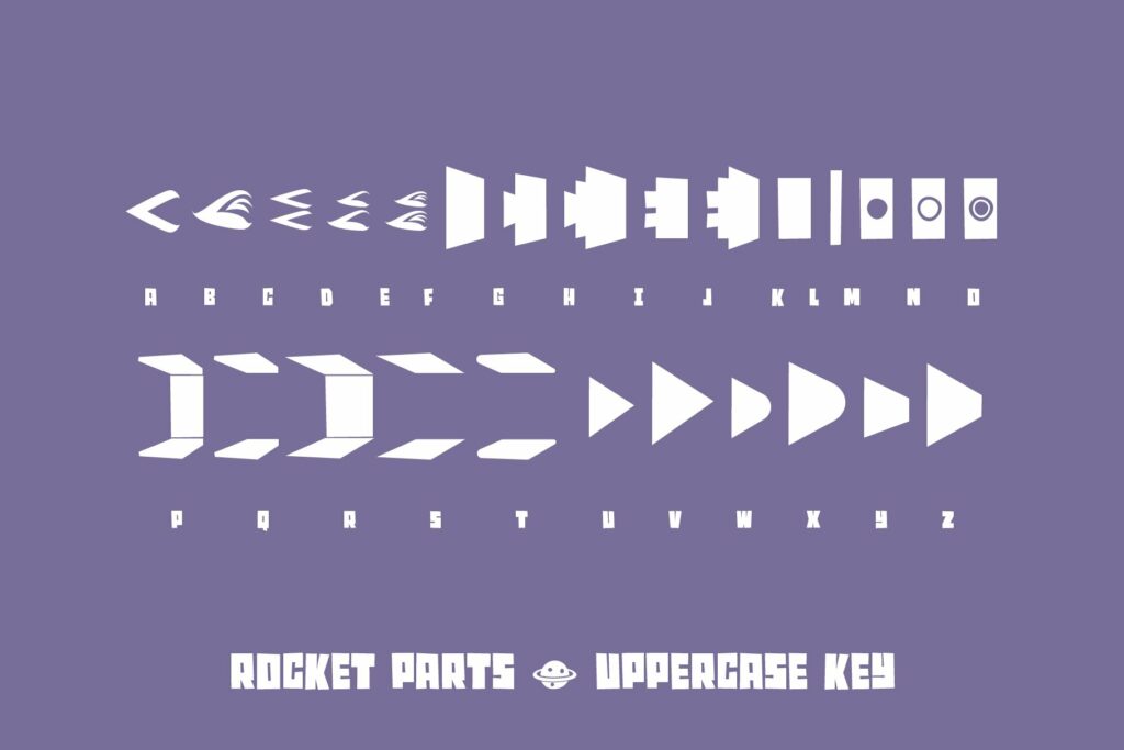 RICKY ROCKET FONT | a fun space font – MasterBundles