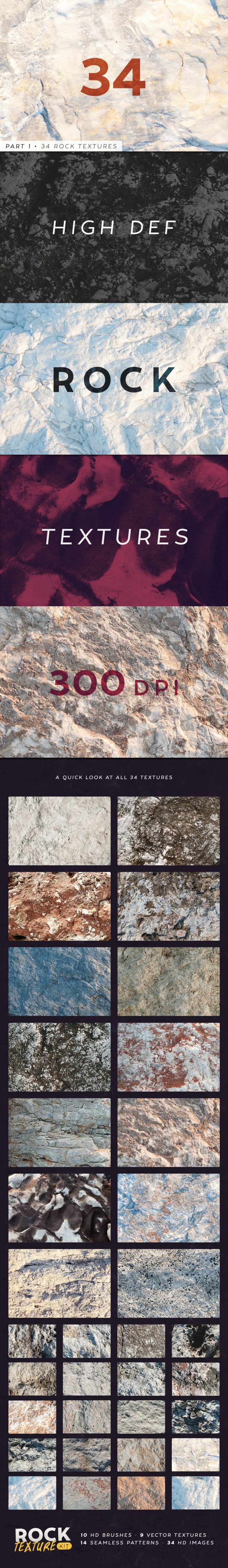 Rock Texture Kit - Seamless Textures – MasterBundles