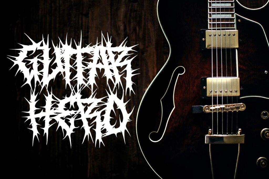 ROSE THORNS - Death Metal Band Font – MasterBundles