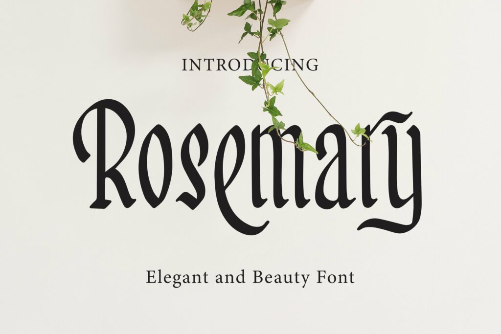 Rosemary - Elegant And Beauty Font – MasterBundles