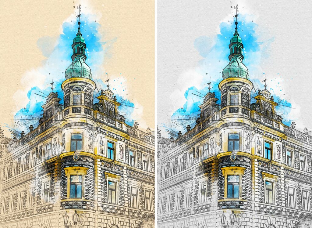 Archi Sketch Photoshop Action – MasterBundles