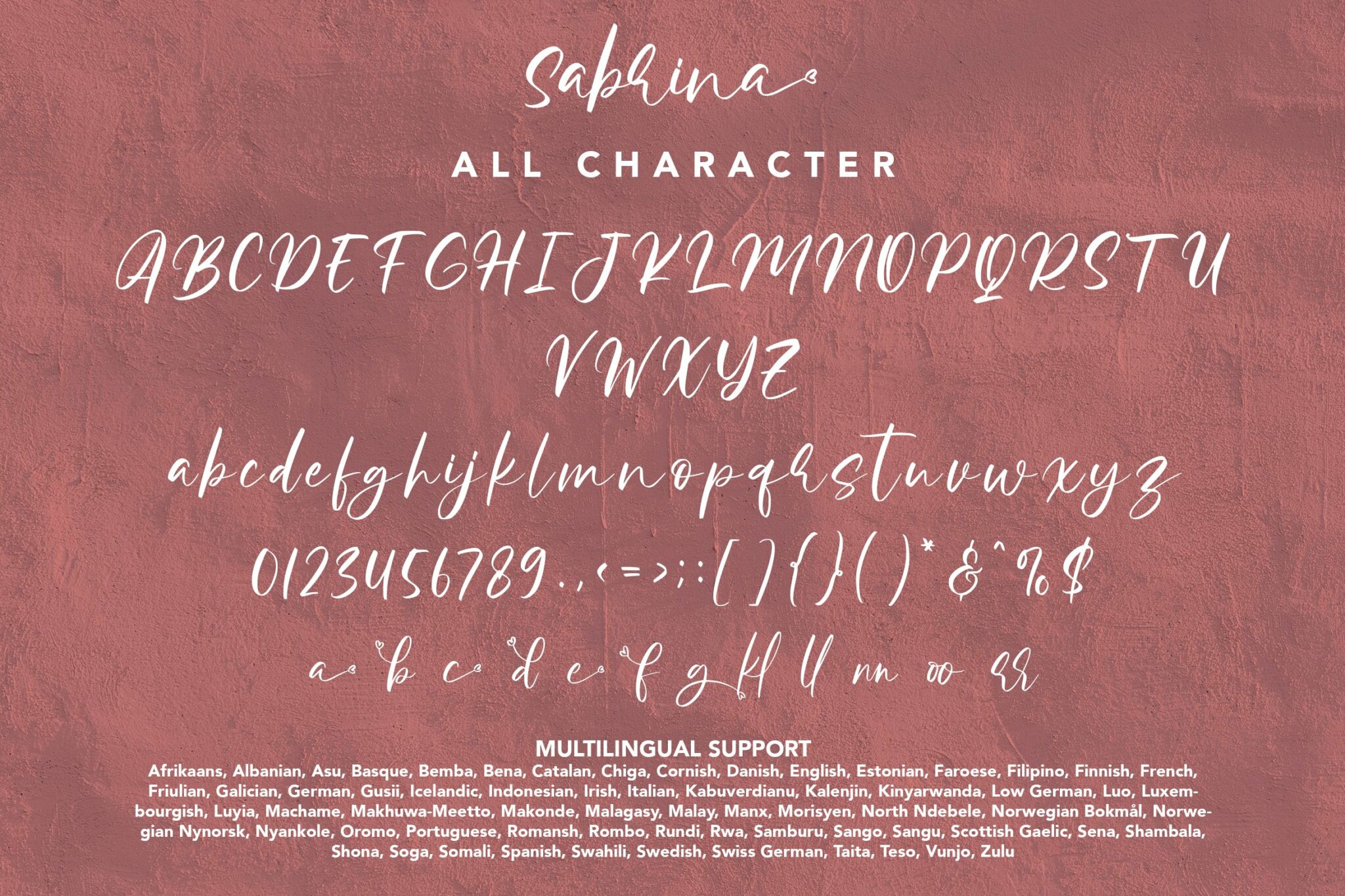 Sabrina - Beautiful Calligraphy Font – MasterBundles