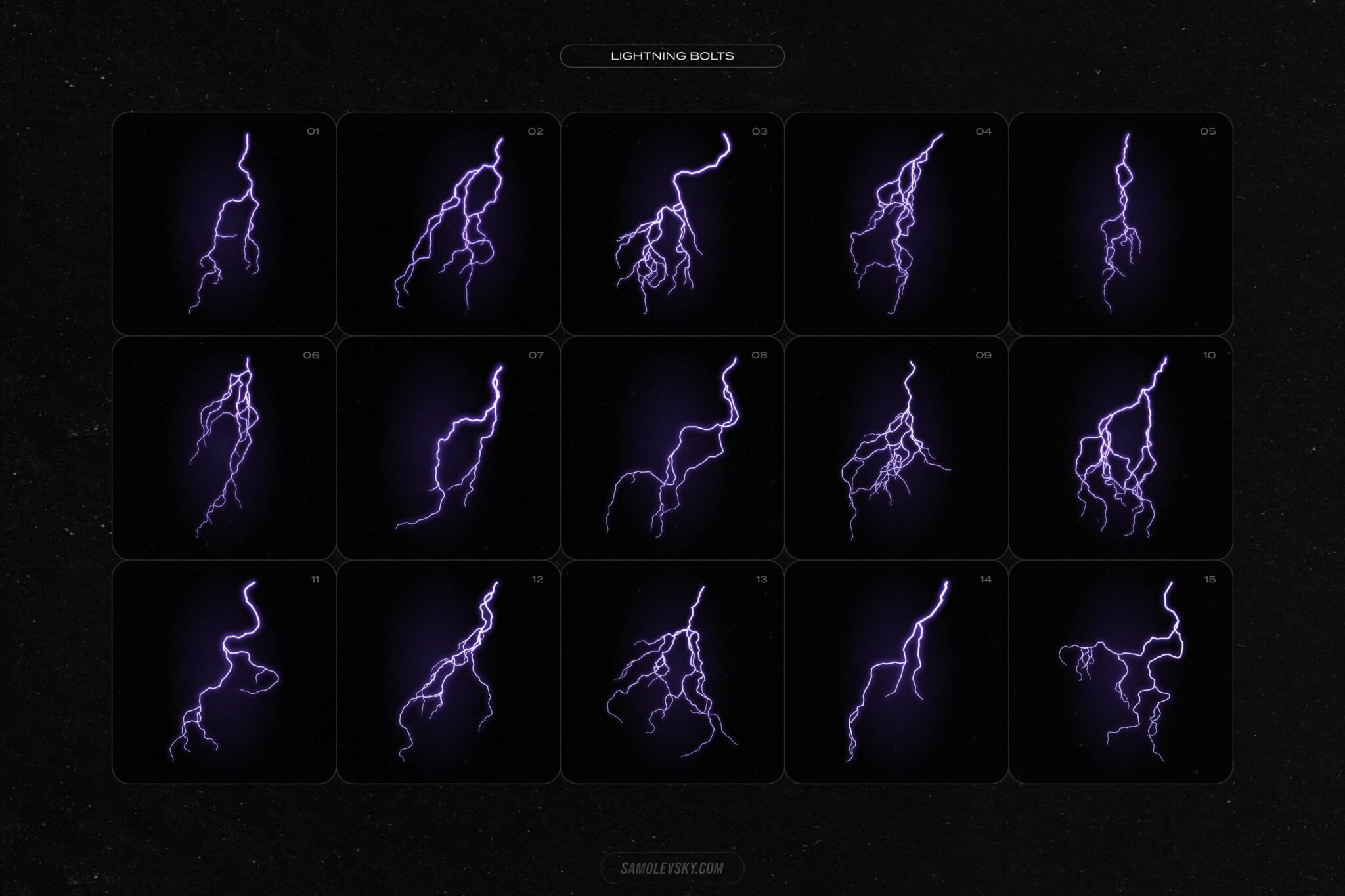 Lightning Bolts & Lens Flares Bundle – MasterBundles