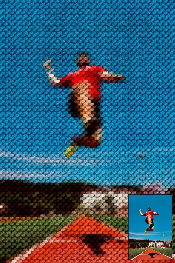 Knitting Photoshop Action – MasterBundles