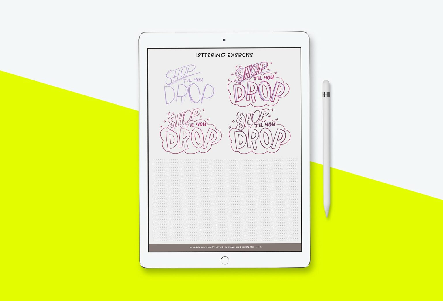 Sans-Serif Lettering Worksheet – MasterBundles