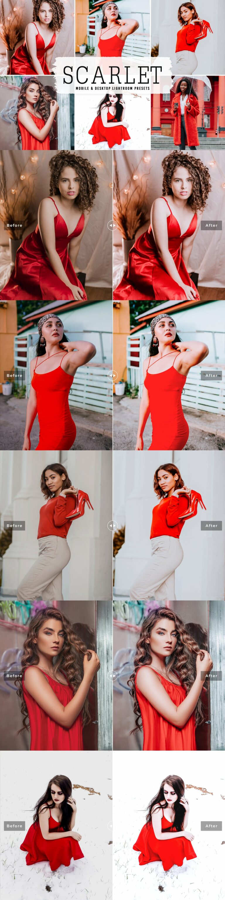Scarlet Pro Lightroom Presets – MasterBundles