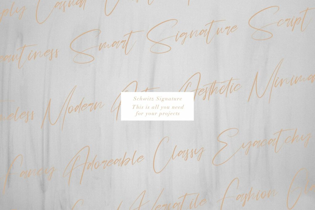 Schwitz Signature Sweet Casual Font – MasterBundles