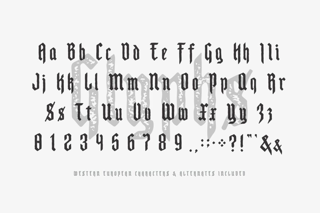 Scotland - Blackletter Display – MasterBundles