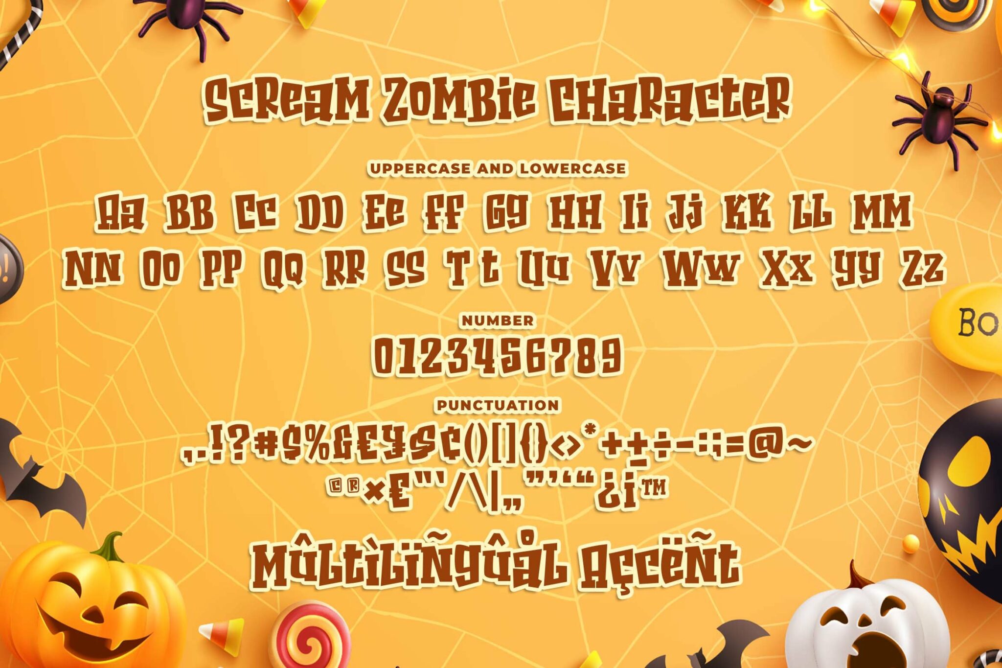 Scream Zombie - Playful Scary Font – MasterBundles