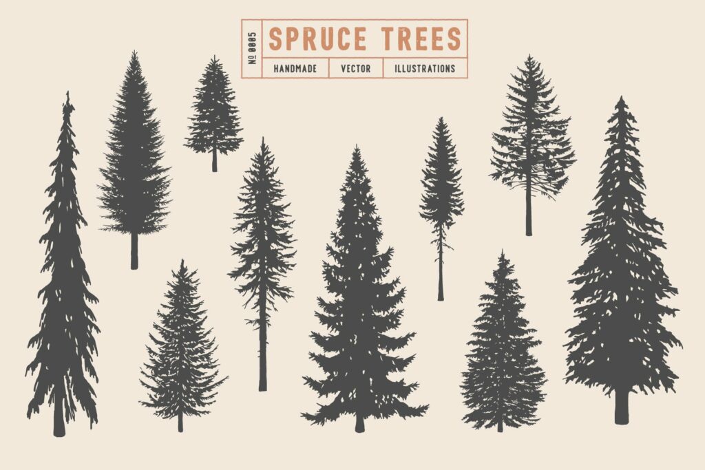 Woodland Tree Set | Illustrations – MasterBundles