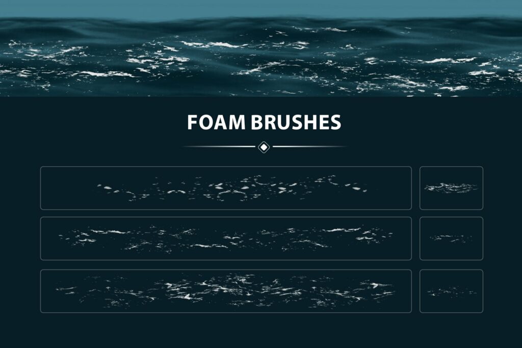 Dynamic Ocean Photoshop Brushes VOL2 – MasterBundles