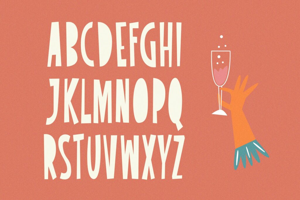 Sebastian - Cutout Typeface – MasterBundles