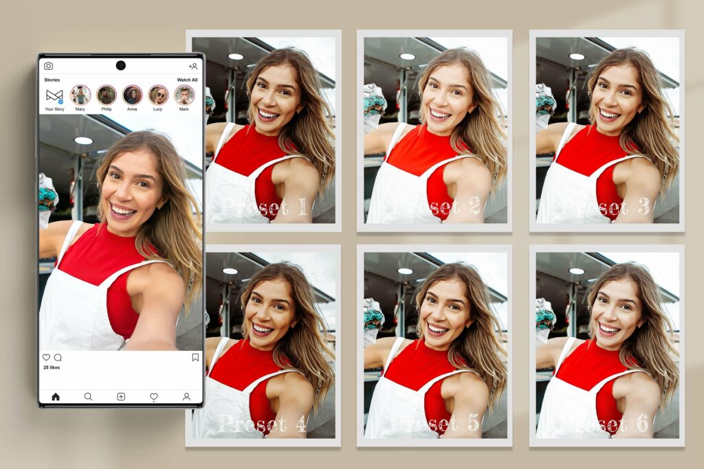 Selfie Lightroom Presets Desktop – MasterBundles