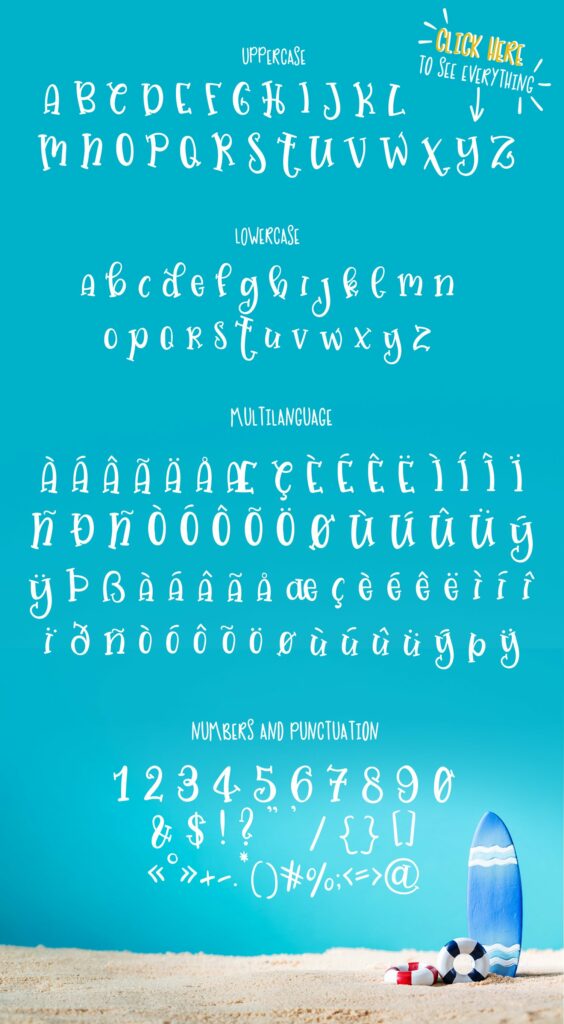 Jellysea - Font Duo + Summer Doodles – MasterBundles