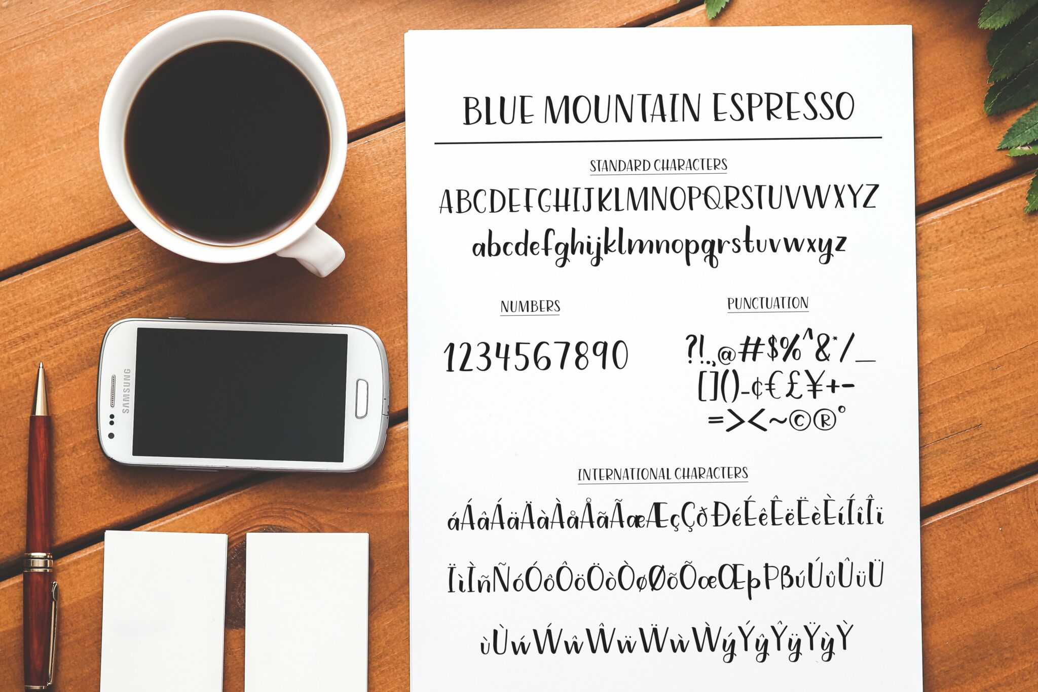 Blue Mountain Espresso Font – MasterBundles