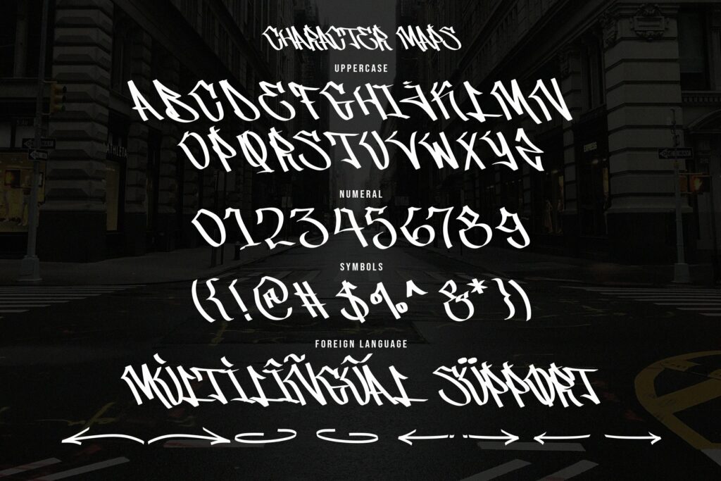 Silver Raven | Street Graffiti Font – MasterBundles